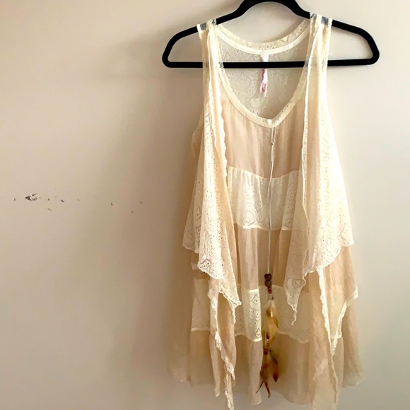 Pretty Angel | Tops | Pretty Angel Silk Blended Layered Top | Poshmark